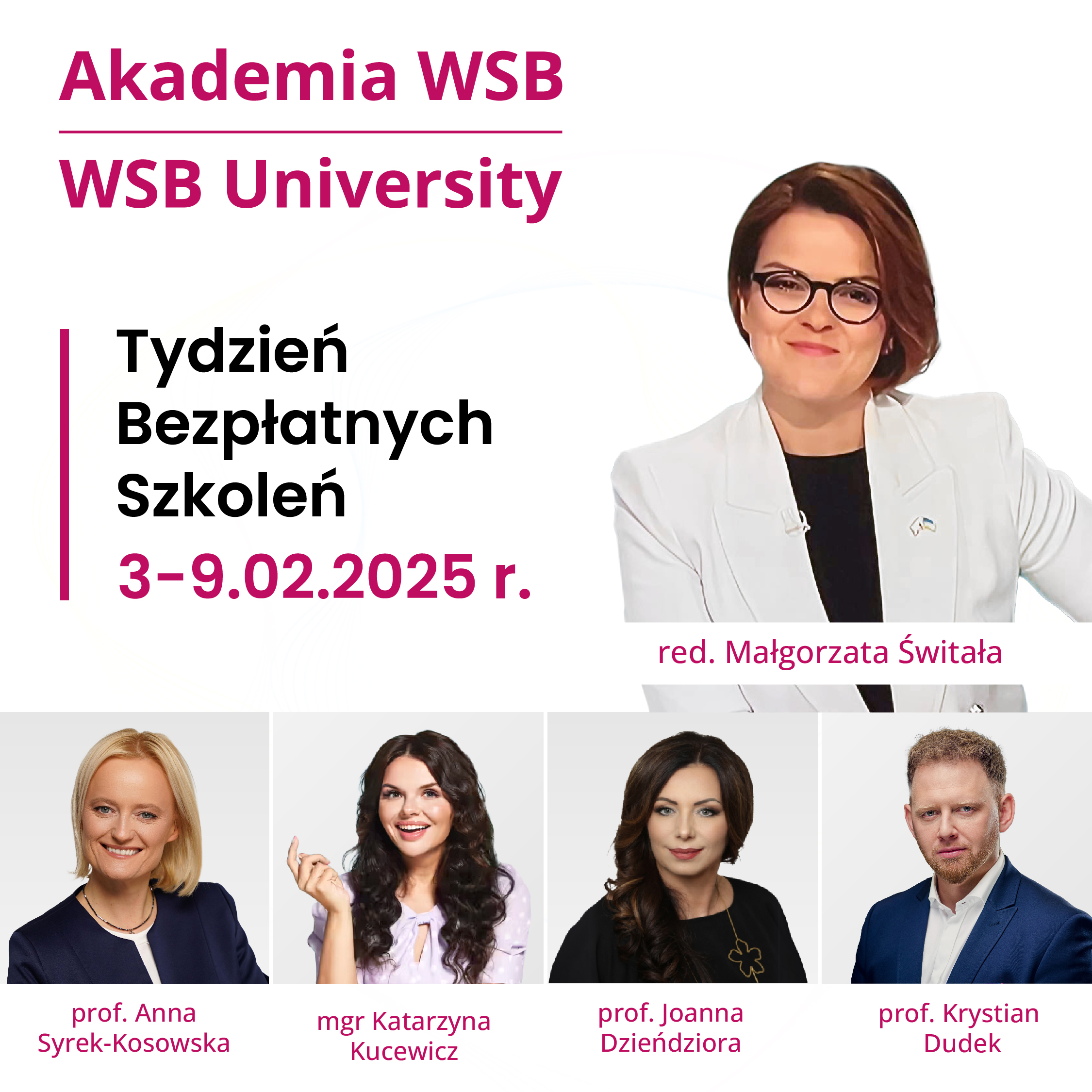 Tydzień Bezpłatnych Szkoleń 2025 - Akademia WSB