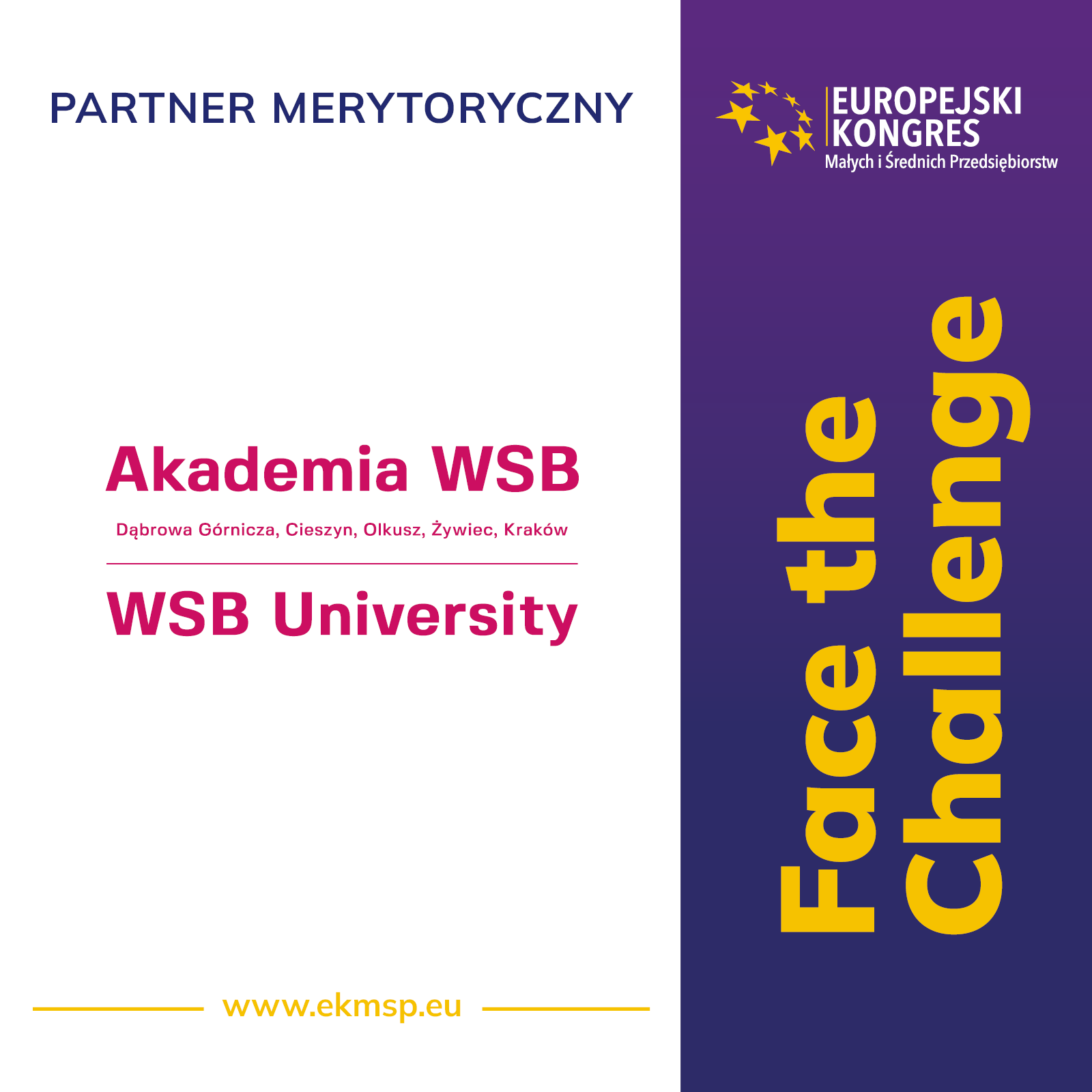 Akademia WSB partnerem 13. Europejskiego Kongresu MŚP - Akademia WSB
