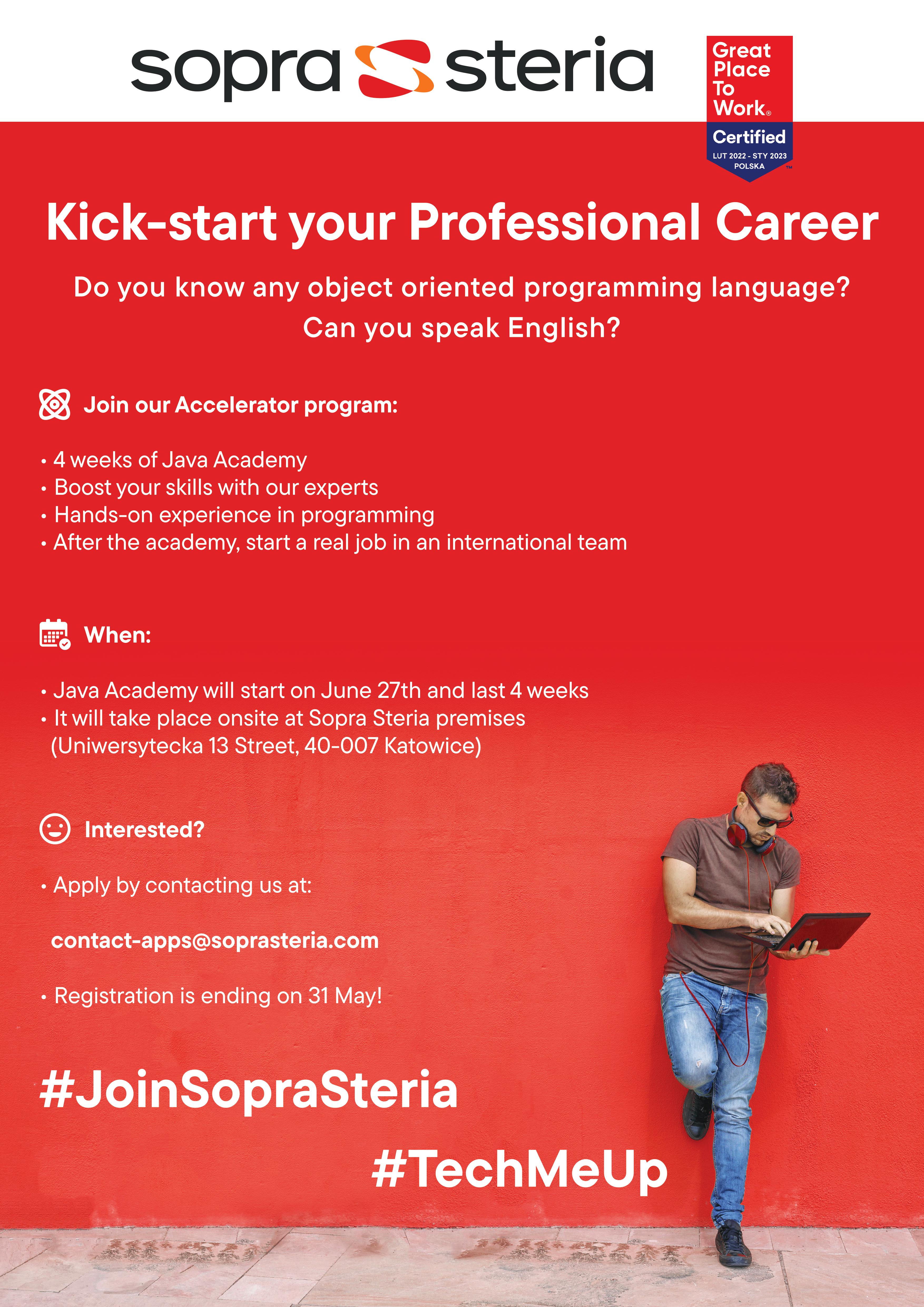 Współpraca z firmą Sopra Steria Polska - Akademia WSB