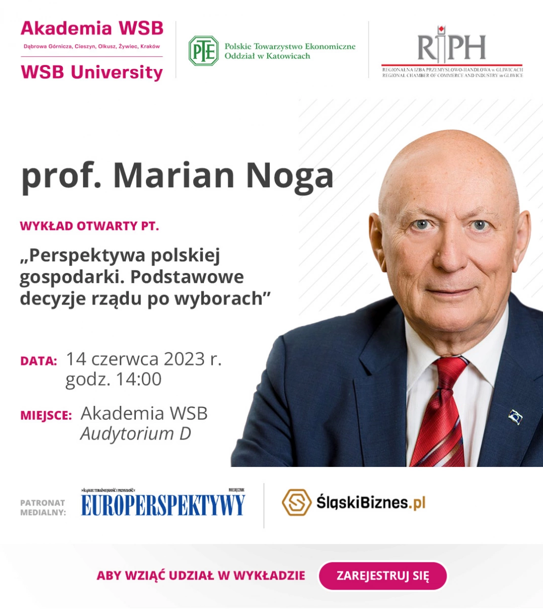 Wykład Prof Mariana Nogi Akademia Wsb