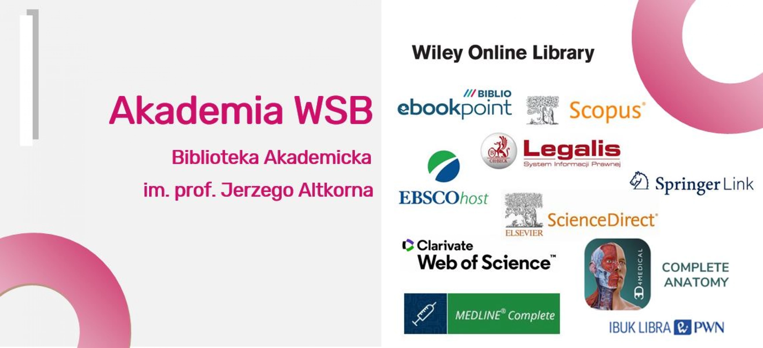 Informacje o Bibliotece Akademickiej - Akademia WSB | WSB University