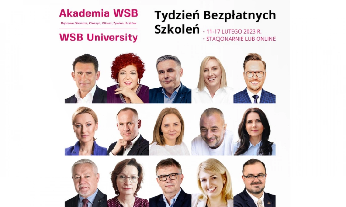 Tydzień Bezpłatnych Szkoleń | 11-17.02.2023 - Akademia WSB