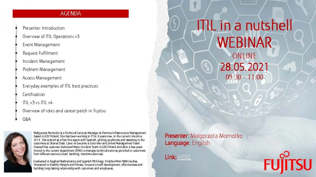 ITIL in a nutshell webinar - Akademia WSB